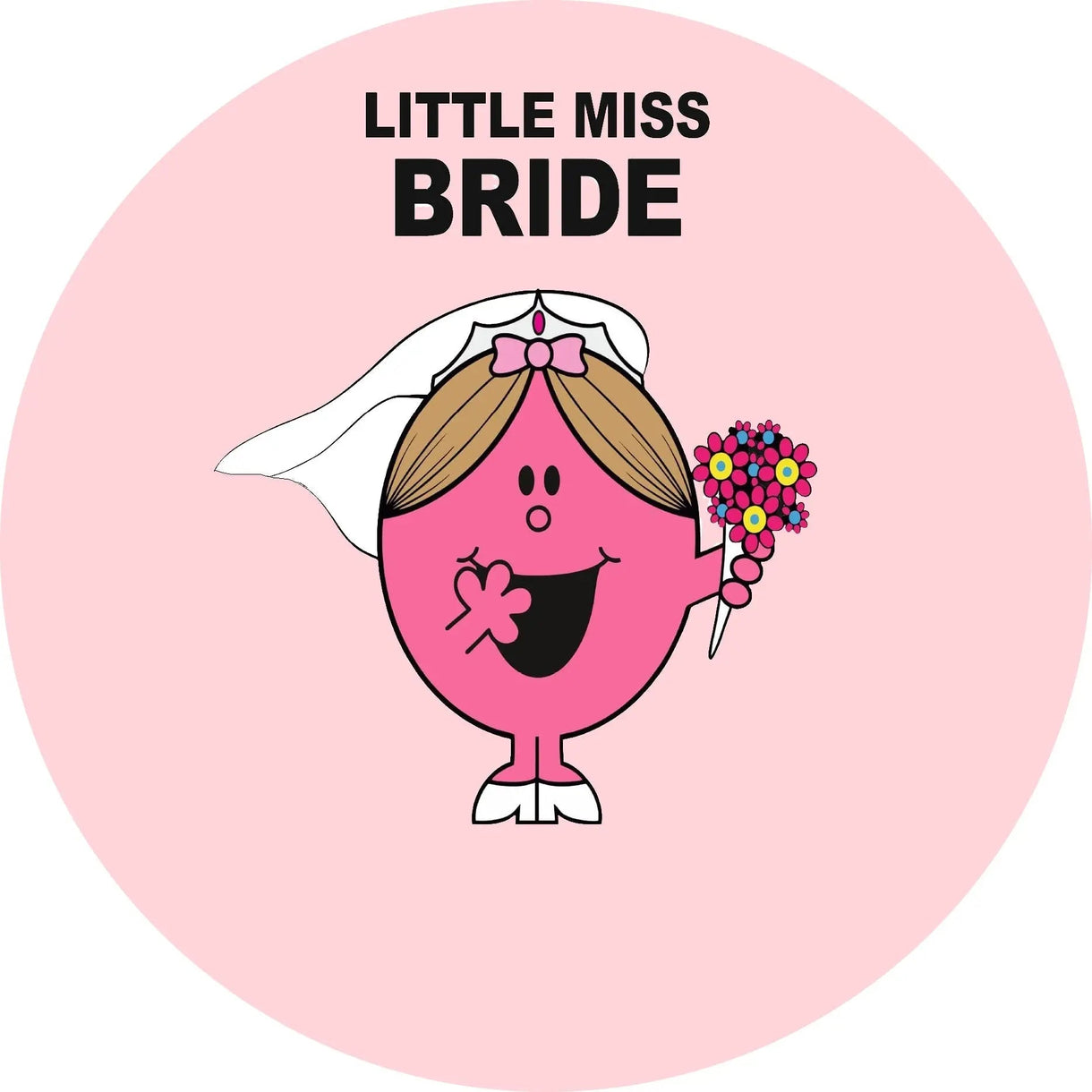 Personalised Wedding Topper | Little Miss Bride - Giraffe Cocktails