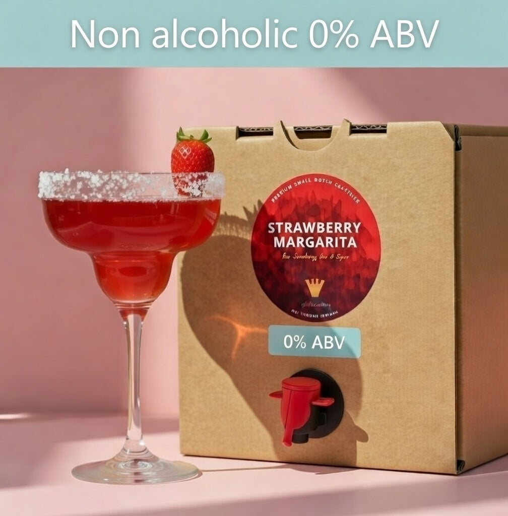 Non Alcoholic Strawberry Margarita 10L BIB - Giraffe Cocktails